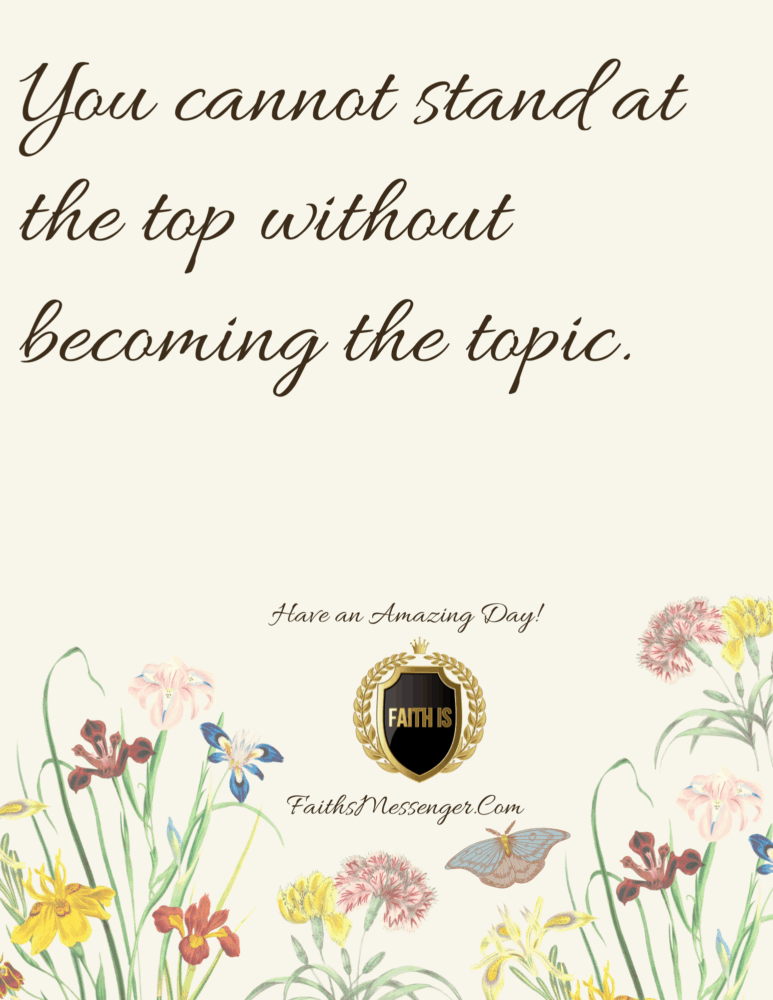 Life At The Top
